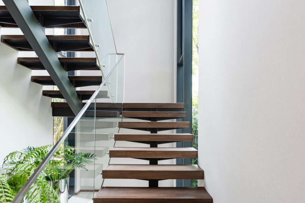 Mono Beam Steel Stringer Stairs - Toronto Modern Stairs